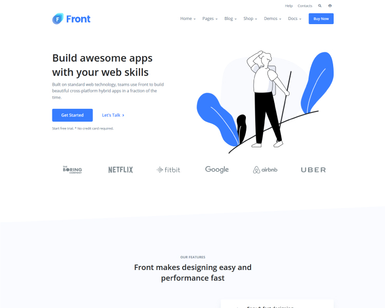 Home Page | Front - Responsive Website Template