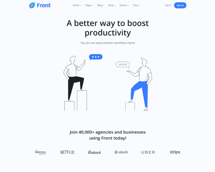 Home Page | Front - Responsive Website Template