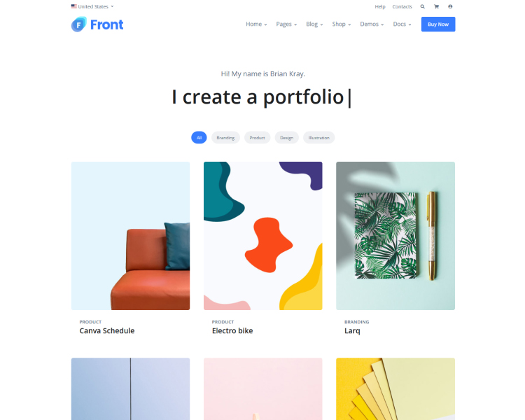 Home Page | Front - Responsive Website Template