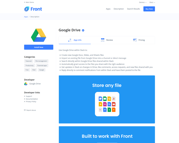 Home Page | Front - Responsive Website Template